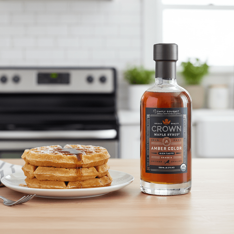 Crown Maple Amber | Small Batch Maple Syrup | Grade A Organic